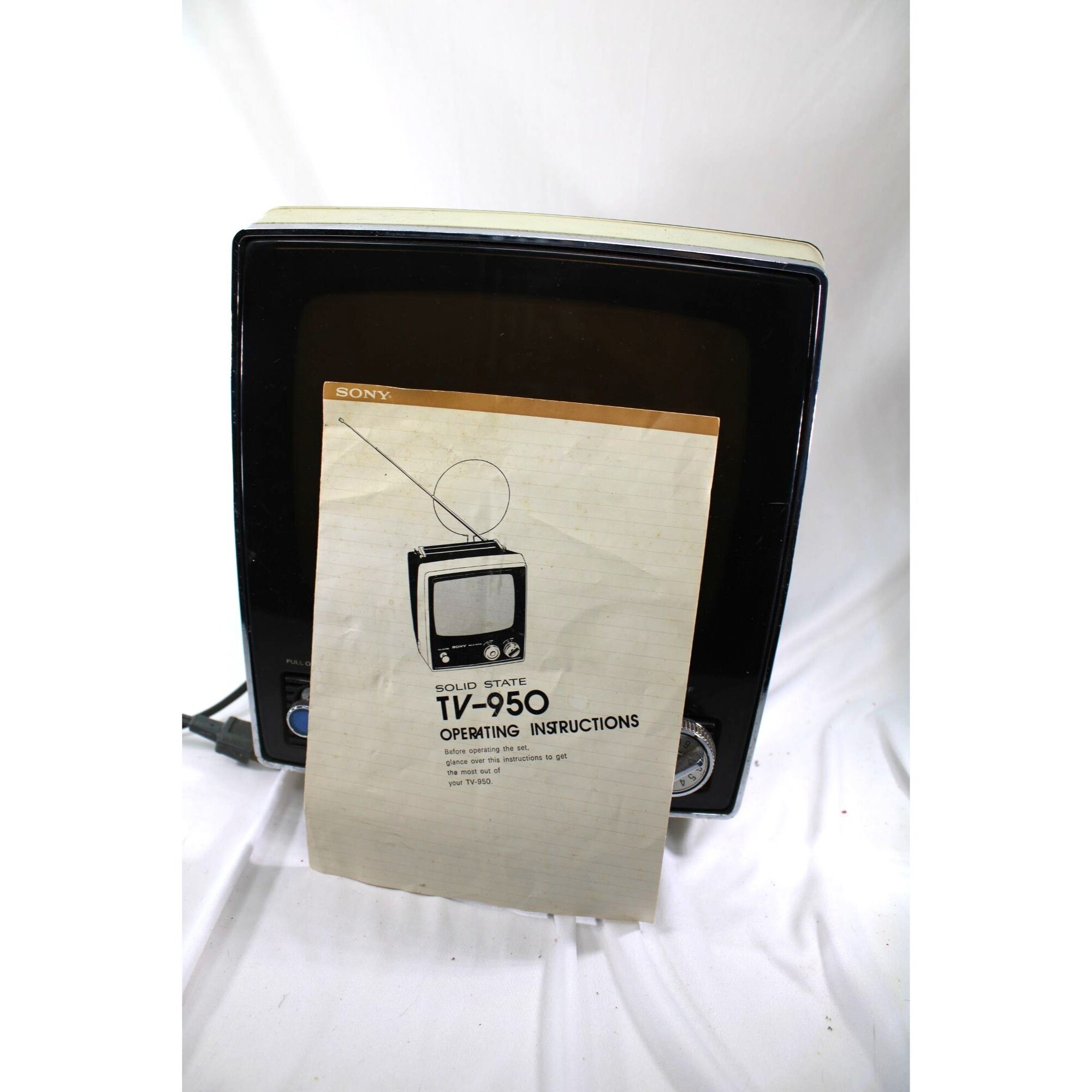 Sony Solid State TV 950 Vintage Portable 89986 - Etsy