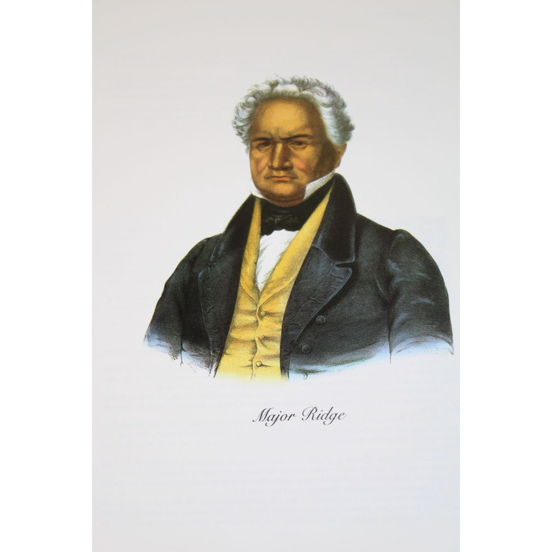 Native American Indian Print Major Ridge Cherokee 90810 Charles Bird ...