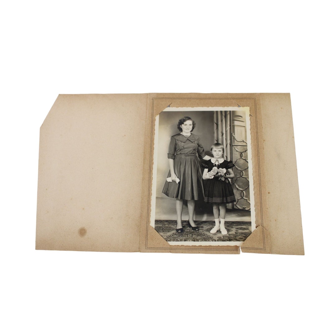 Vintage Studio Arnoul Nangis Photograph 2 Young Girls Vintage 90869 ...