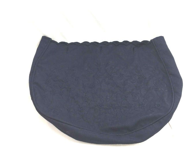 Vintage Bermuda Bag Cover Navy Blue Large Rosas Artcrafts Manila 26541 ...