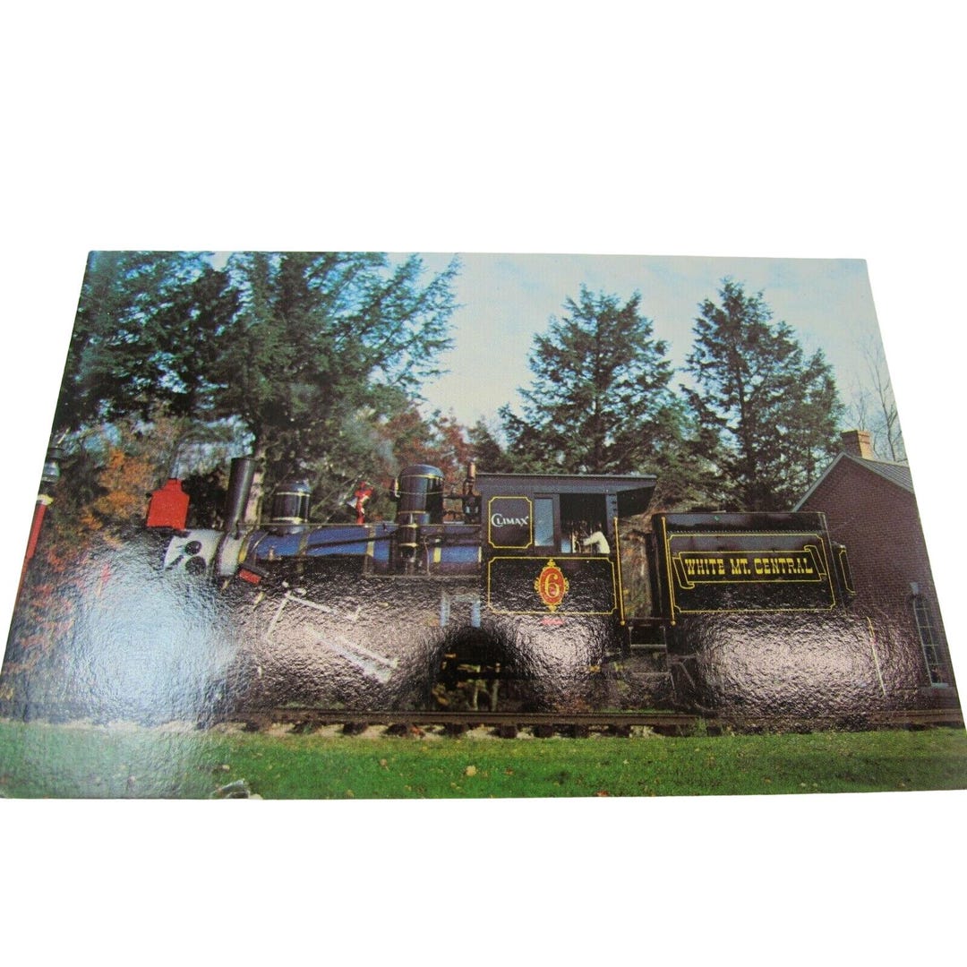 Vintage Clarks Trading Post Lincoln NH Postcard 46138 Locomotive - Etsy