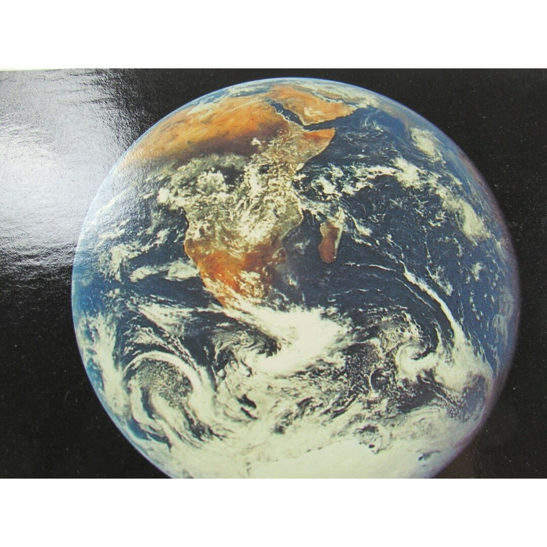 Vintage Postcard View of Planet Earth From Apollo 17 31015 - Etsy