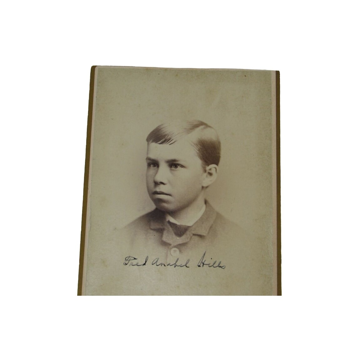 Vintage Antique Photo Young Boy Fred Anabel Hills Photograph 27773 - Etsy