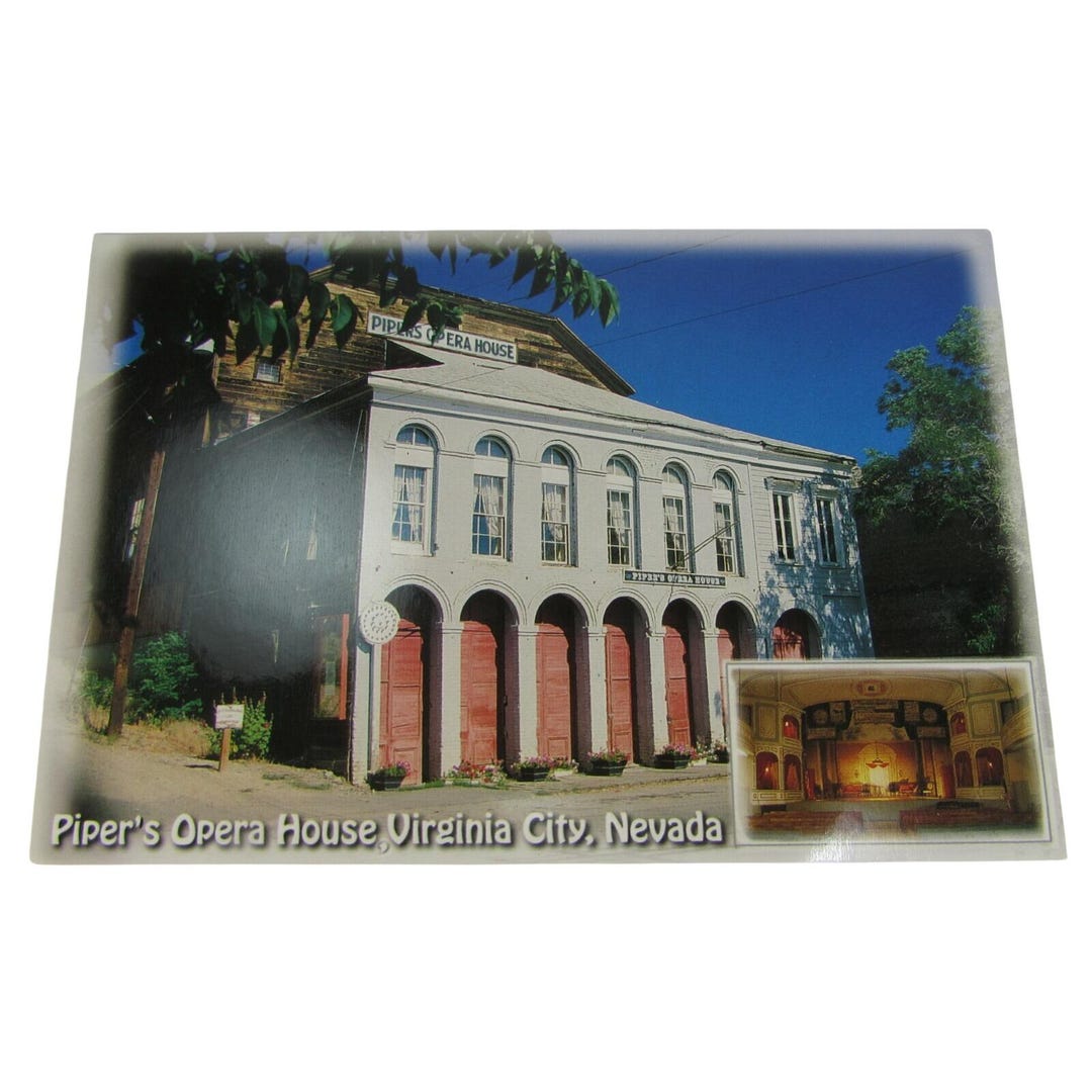 Vintage Postcard Pipers Opera House Virginia City NV 30658 - Etsy