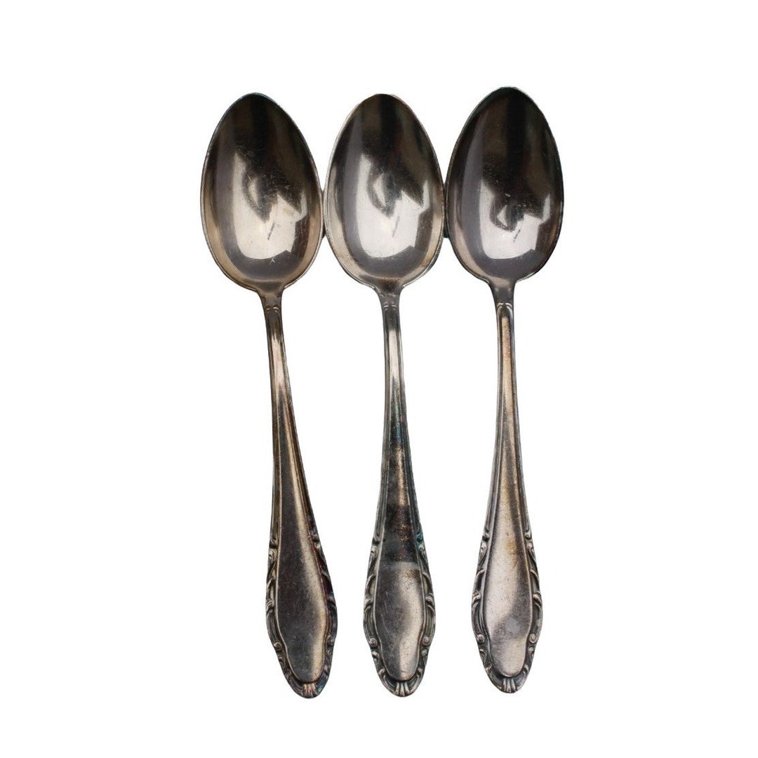 3 Vintage Wellner Germany Silverplate Teaspoon Tea Spoon 54143 - Etsy