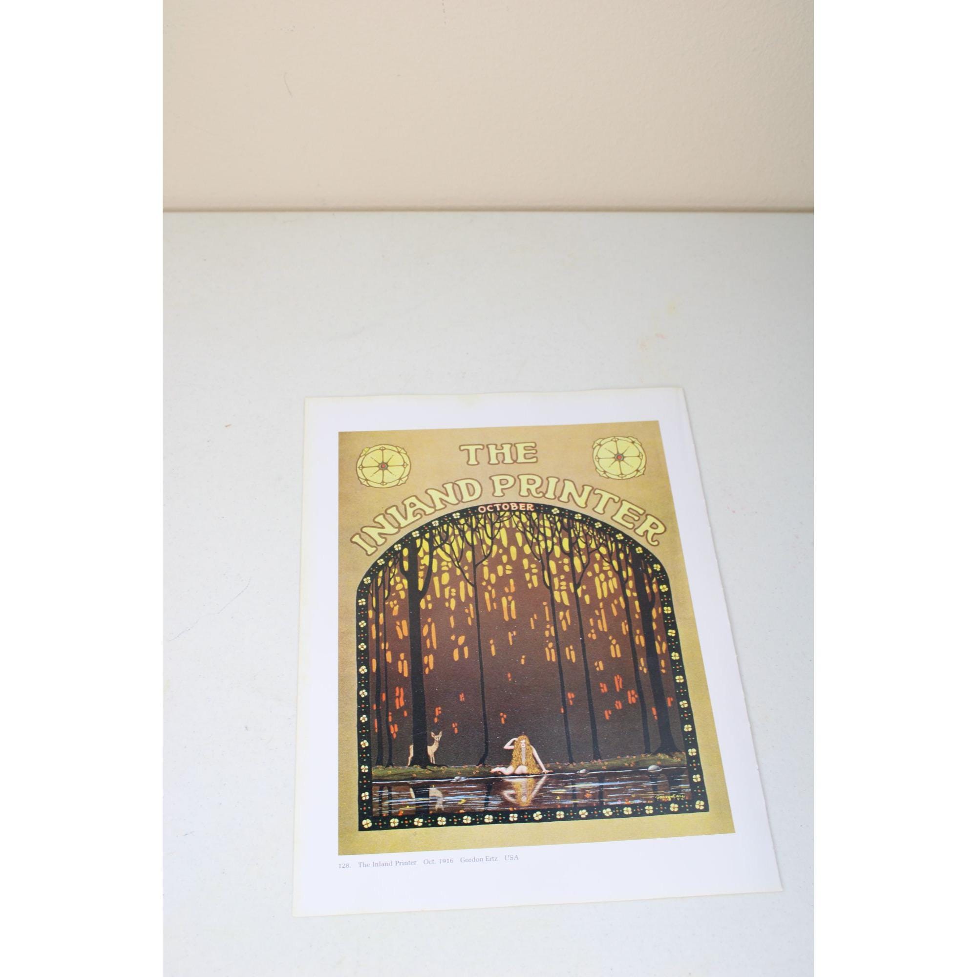 1916 the Inland Printer Magazine Cover Print 91932 Vintage Repro - Etsy