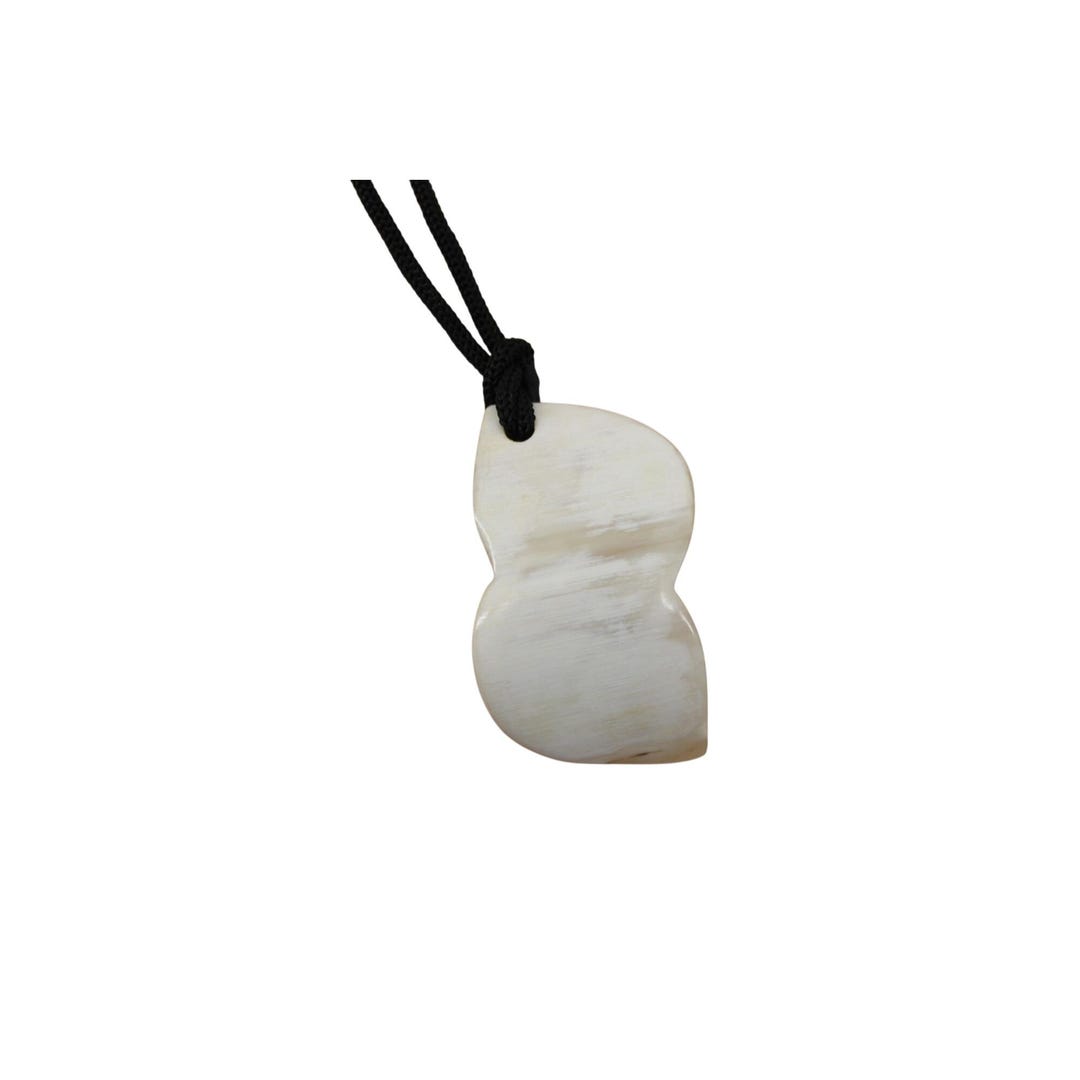 Bovine Horn Cow Pendant Bleached Vintage 93950 - Etsy