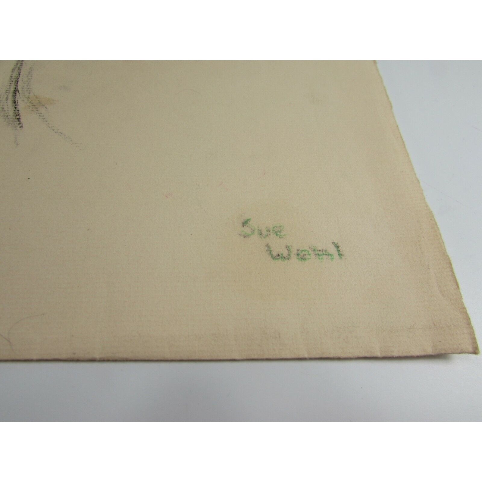 VINTAGE Sketch Drawing Woman Head 1976 Artist Susan Wohl 30371 - Etsy