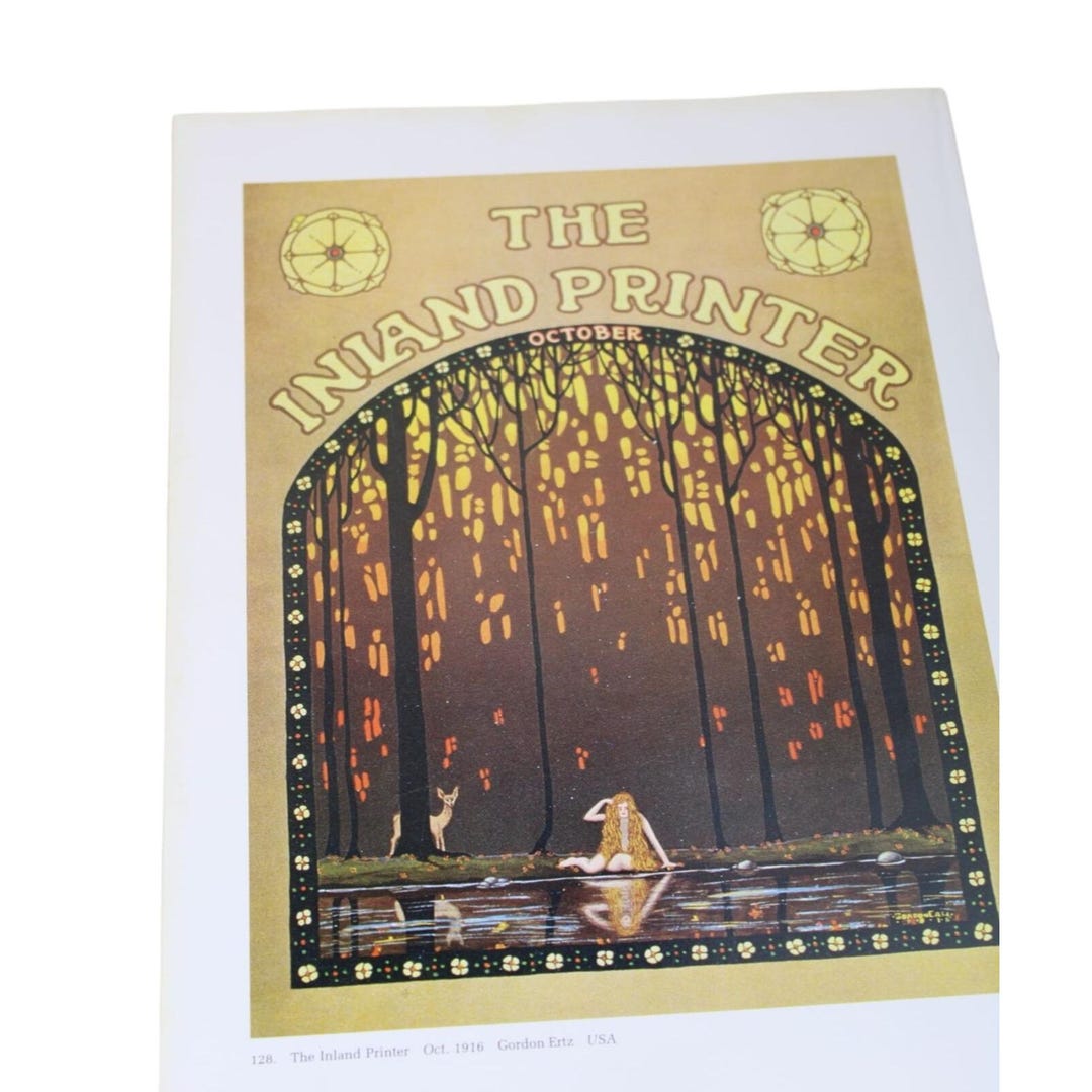 1916 the Inland Printer Magazine Cover Print 91932 Vintage Repro - Etsy