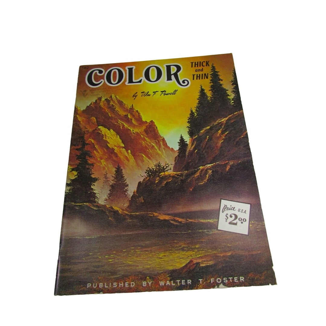 Walter T Foster Color Thick and Thin Wm F Powell 51935 Painting - Etsy