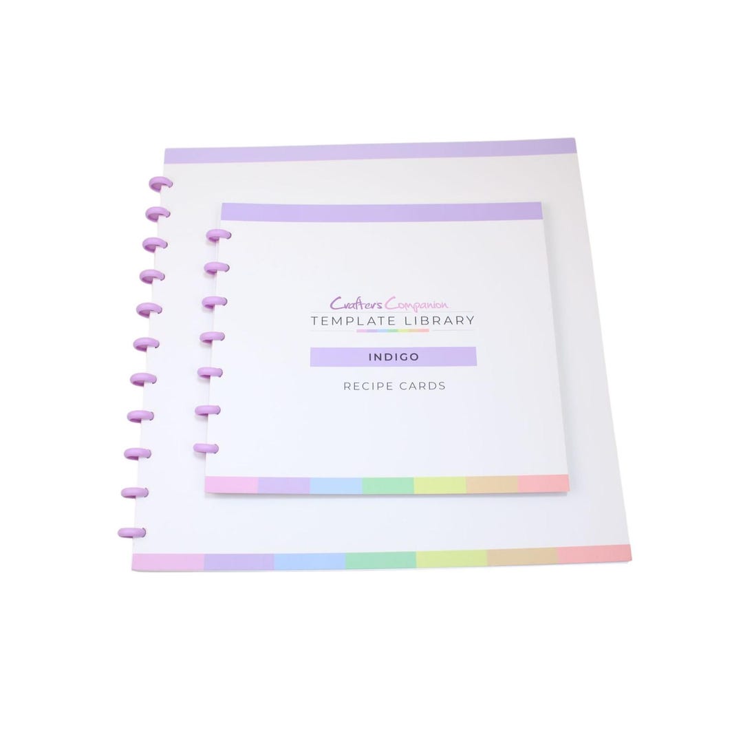 Crafters Companion Template Library Recipe Cards Templates Book Indigo ...