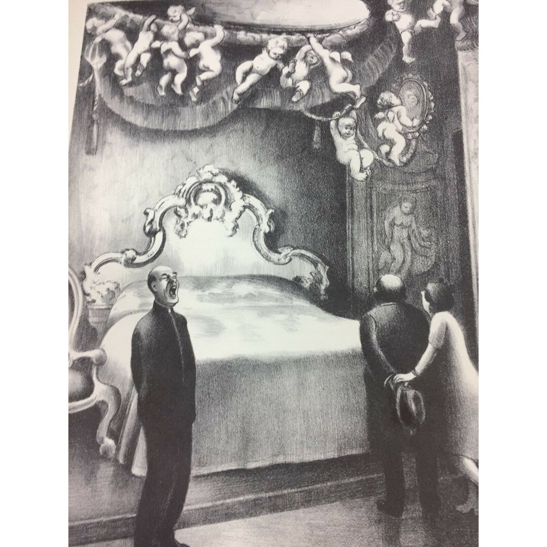 Mabel Dwight Museum Guard Vintage Print Lithograph 26101 Black & White ...