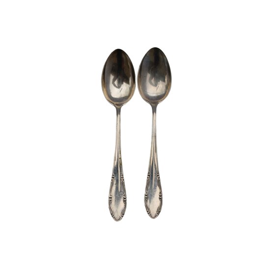 2 Vintage Wellner Germany Silver 800 Teaspoon Tea Spoon 53968 | Etsy