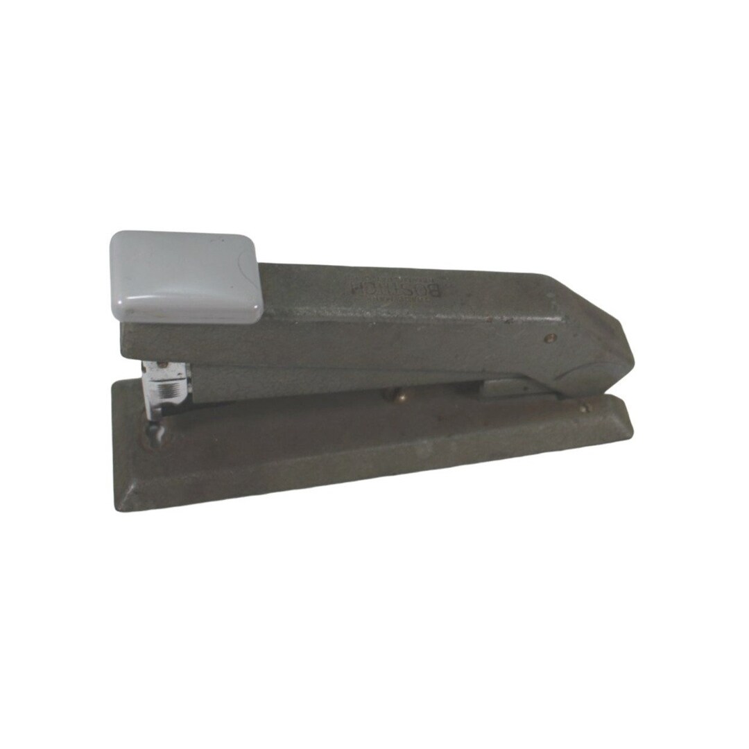 Desk Stapler Vintage Bostitch Gray Metal Grey 54416 - Etsy