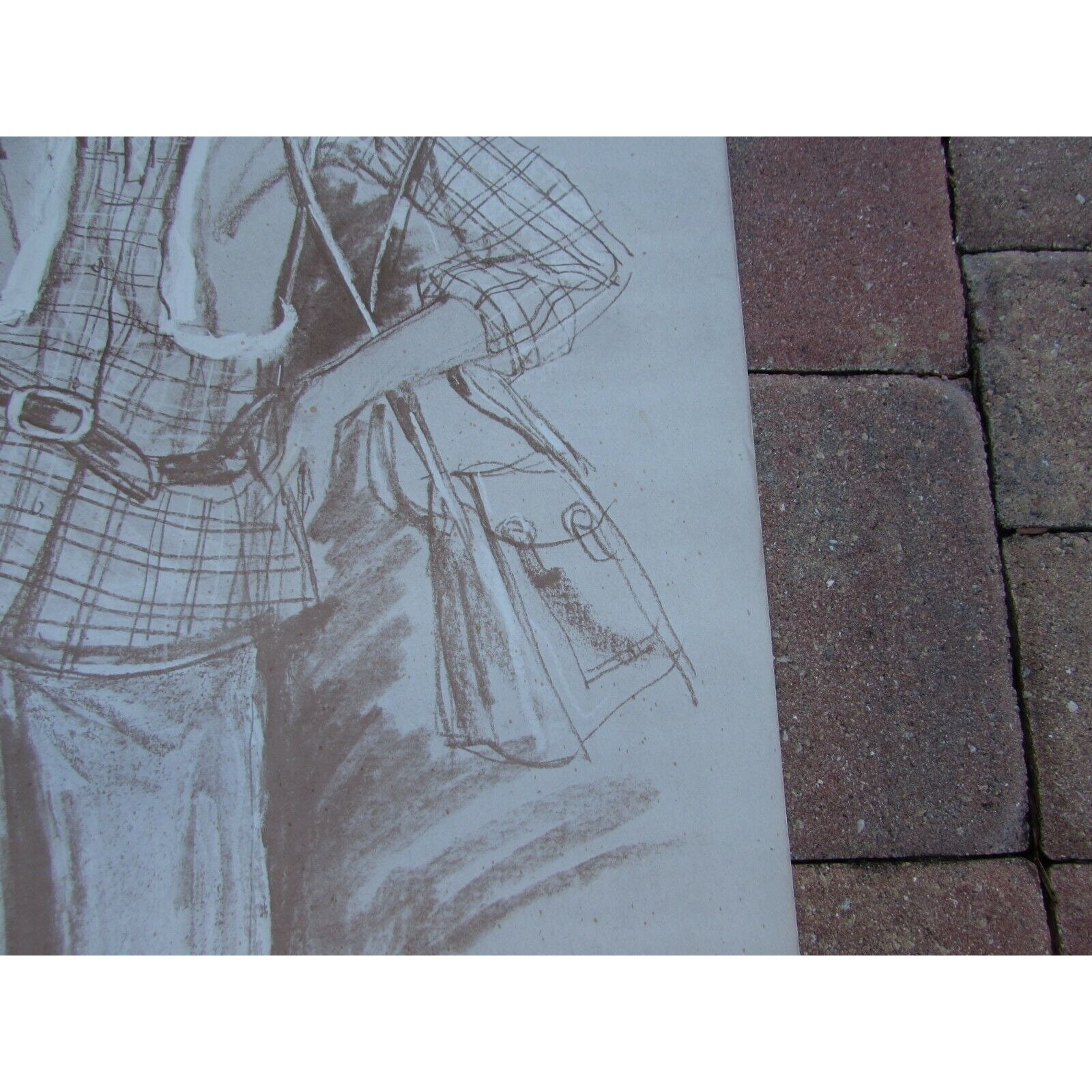 Vintage 1980s Fashion Illustration Poster Paltzik 47231 Western Cowgirl ...