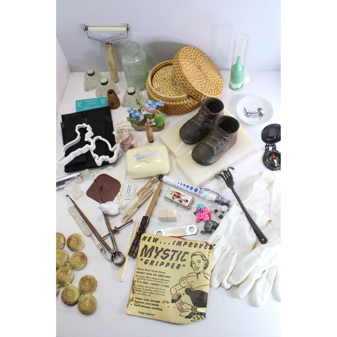 Junk Drawer Lot Vintage Antique 7720432 Household Toys Collectibles - Etsy