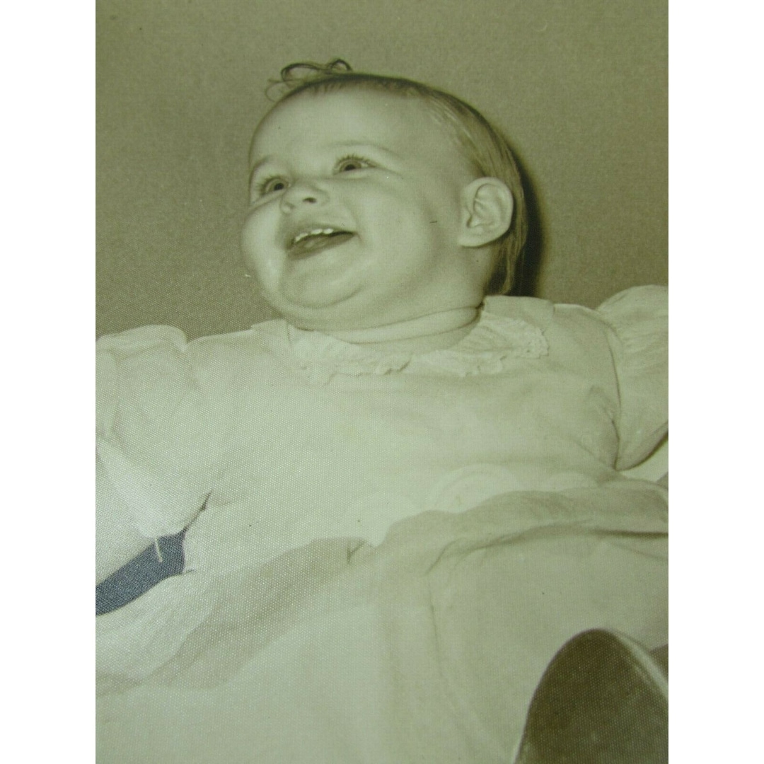 Vintage Baby Photograph 1940s Studio 30432 Infant Girl - Etsy
