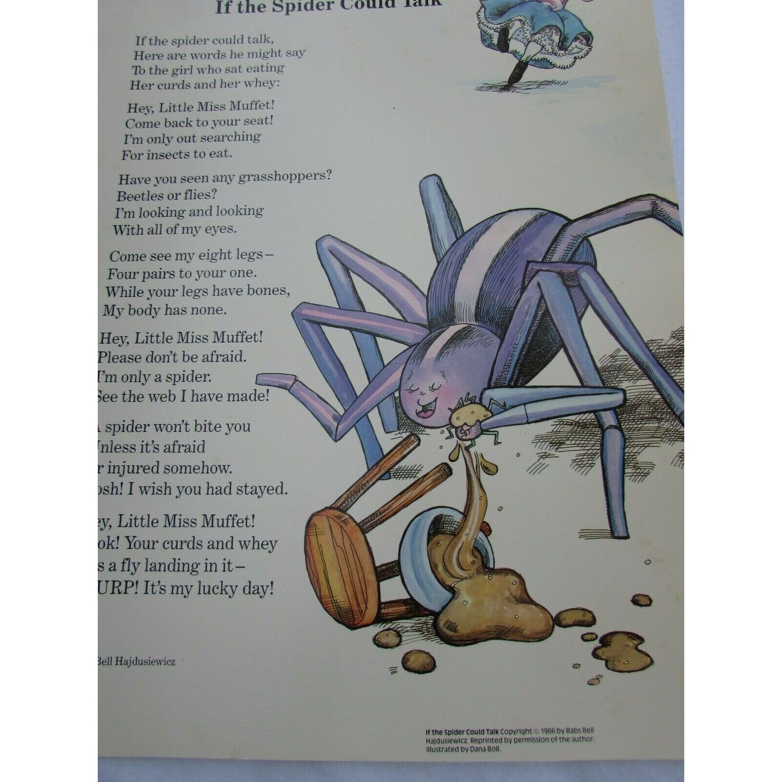 Spider Could Talk Grade School Poster Babs Bell Hajdusiewicz 30250 ...