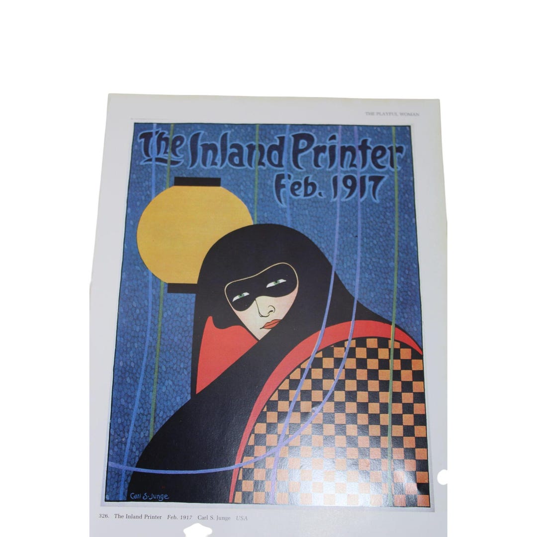 1917 Inland Printer Carl Junge Repro Magazine Cover Print 92594 - Etsy