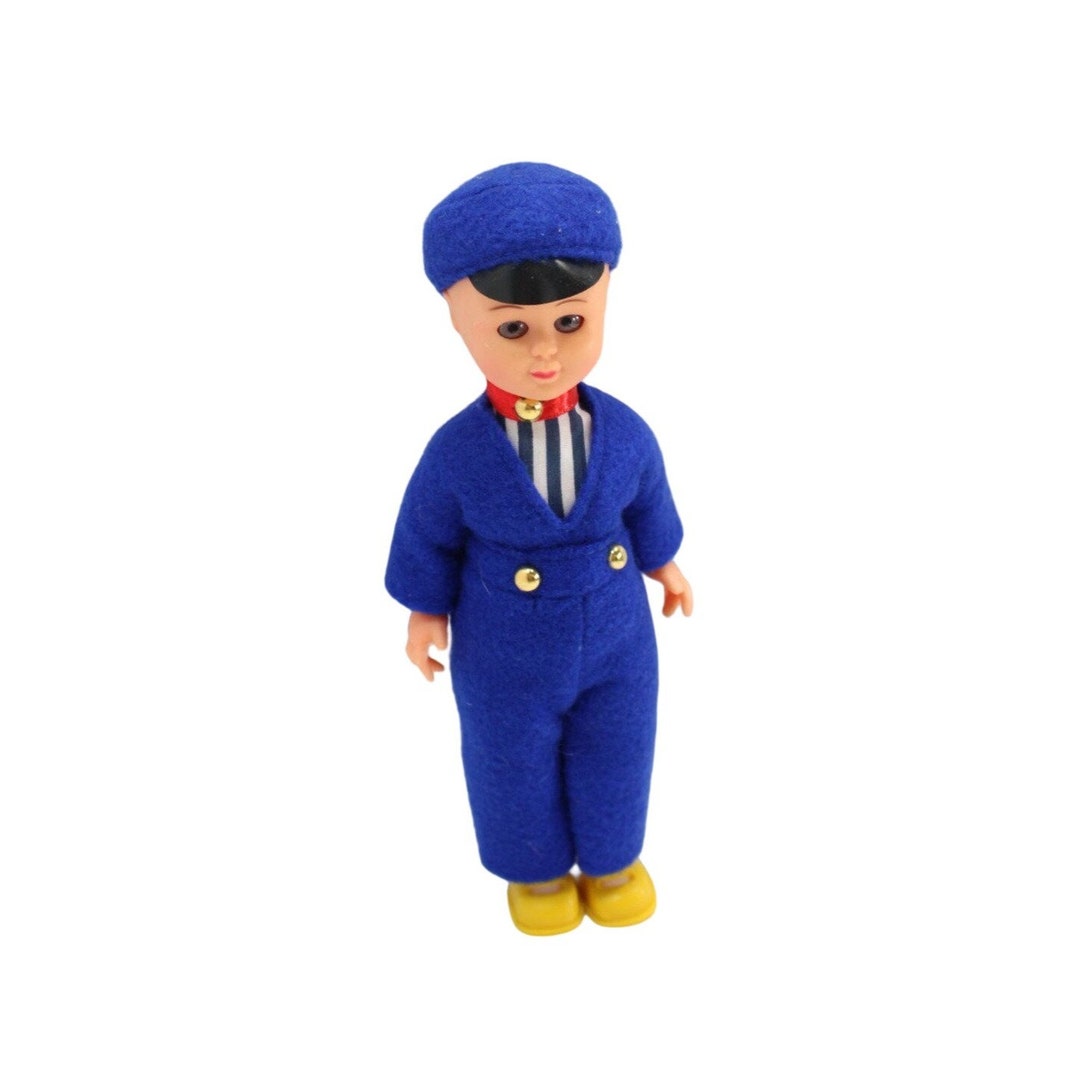 Dutch Boy Doll Souvenir Holland Vintage Cobalt Blue 88635 - Etsy