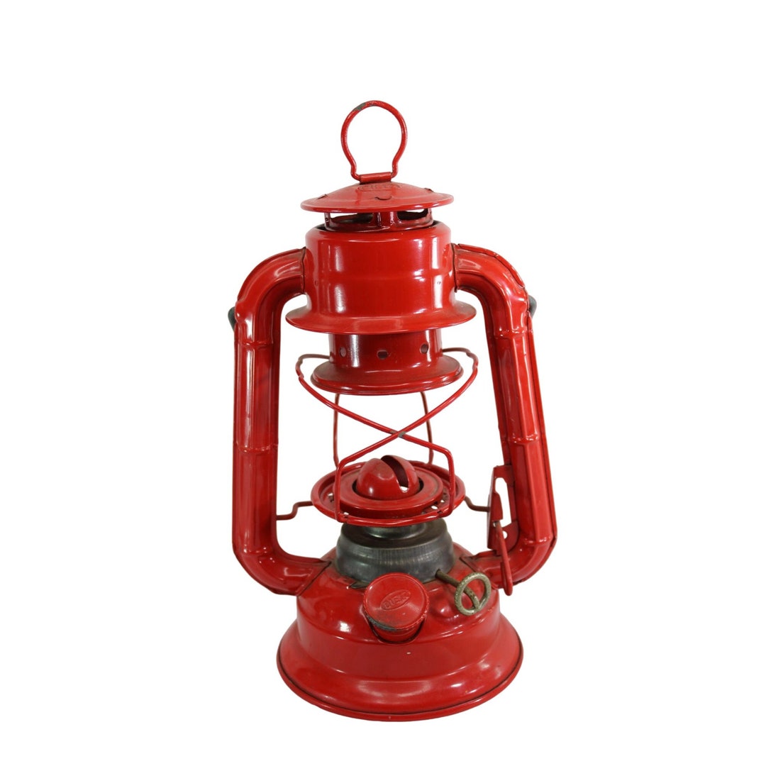 Red Dietz Lantern Vintage Railroad Hong Kong NO GLOBE CHIMNEY 89697 - Etsy