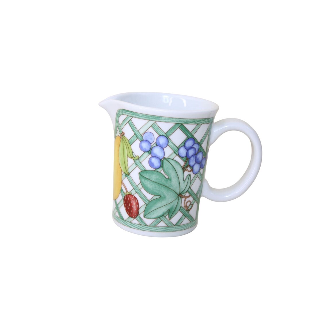Danks Nordic Fruit Creamer Syrup Vintage Lattice Ceramic 91682 - Etsy
