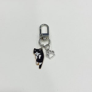 Adorable Cute Cat Mini Keychain, Kawaii Cat Key Ring for Backpacks and ...