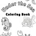 Under the Sea Printable Coloring Book for Kids - Etsy