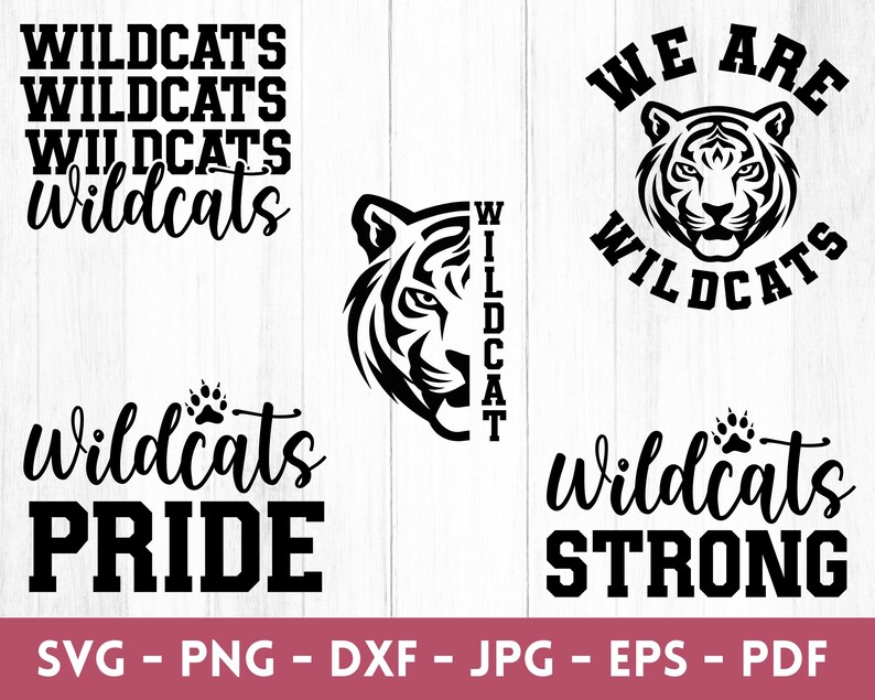 Wildcats SVG, Wildcats Svg Bundle, Wildcats Baseball, Wildcats Football ...