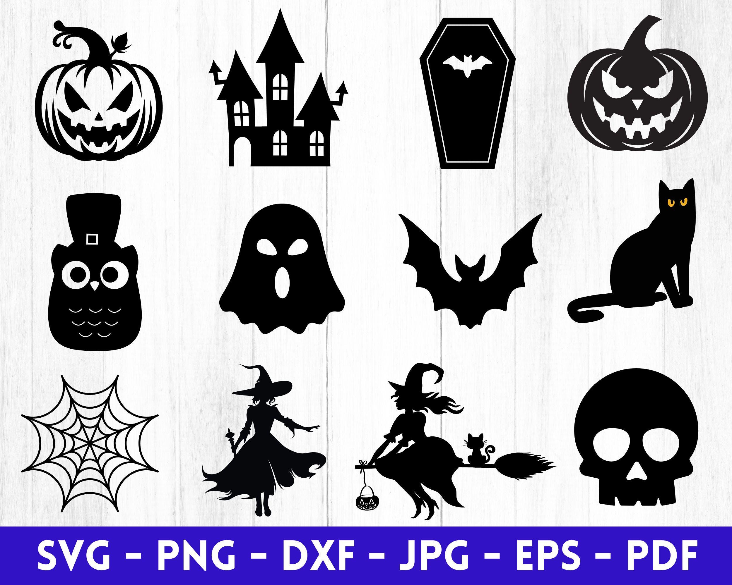 60 Halloween SVG Bundle, Spooky Season Svg, Retro Halloween Svg Bundle ...