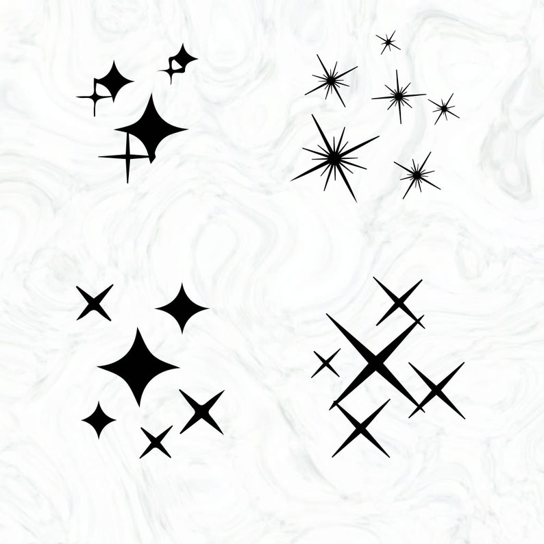 Sparkle SVG, Sparkle Stars Svg, Sparkle Clipart, Sparkle Png, Star Clipart, Stars Svg Png ...