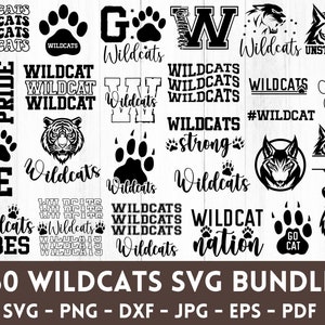 Wildcats SVG, Wildcats Svg Bundle, Wildcats Basketball Svg, Wildcats ...