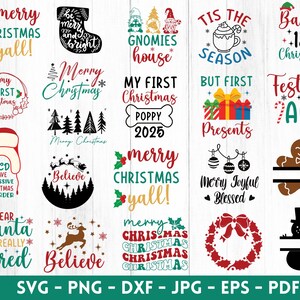 Funny Christmas SVG Bundle, Winter Svg, Christmas Svg Bundle, Santa Svg ...