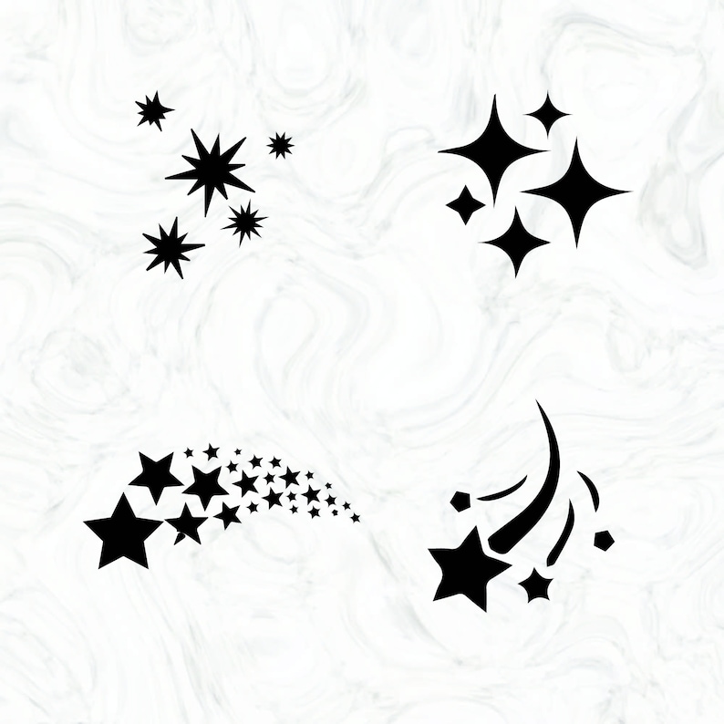 Sparkle SVG, Sparkle Stars Svg, Sparkle Clipart, Sparkle Png, Star ...