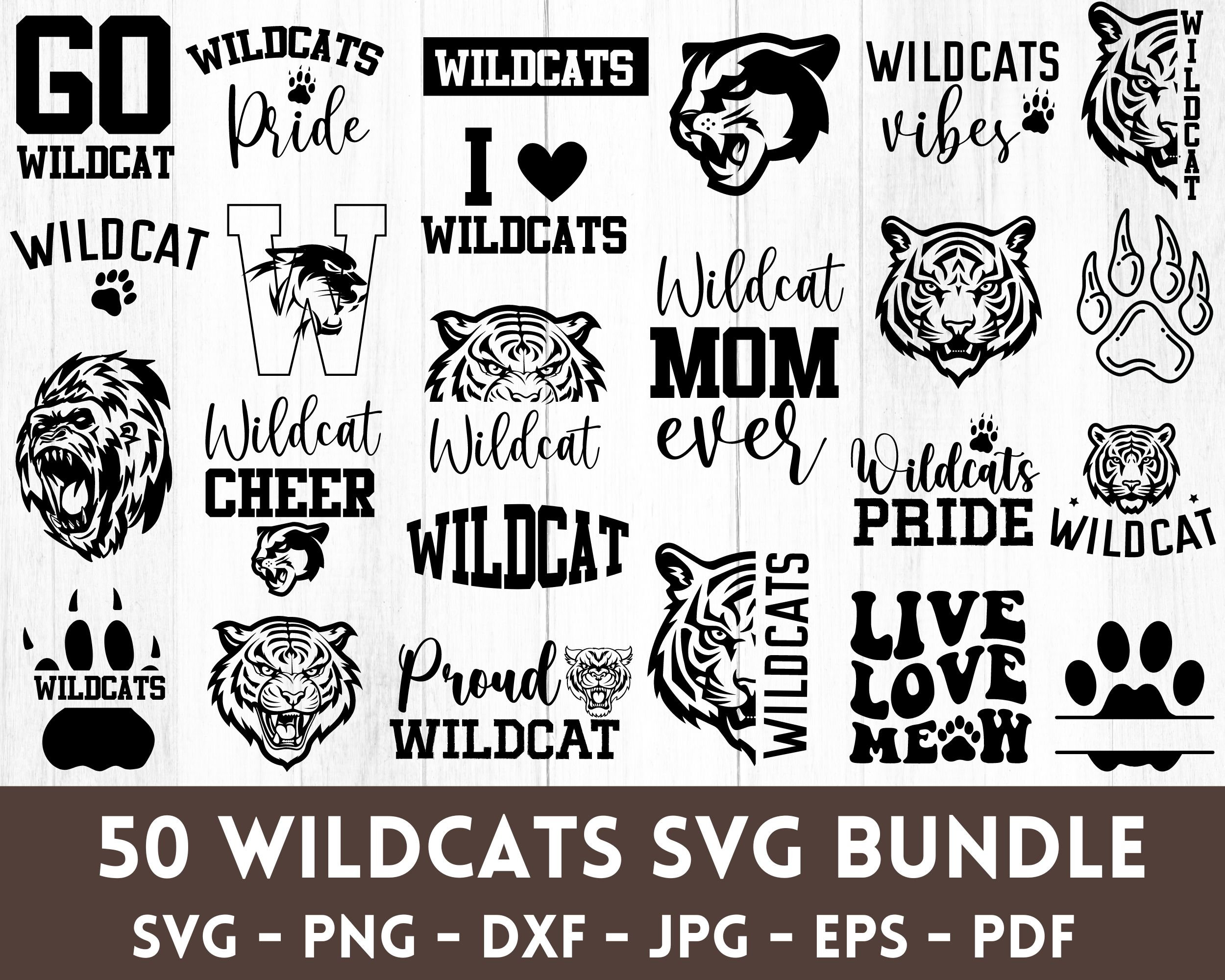Wildcats SVG, Wildcats Svg Bundle, Wildcats Basketball Svg, Wildcats ...