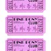 Pink Pony Club Art Deco Bar Ticket Printable Wall Art Decor Typography ...