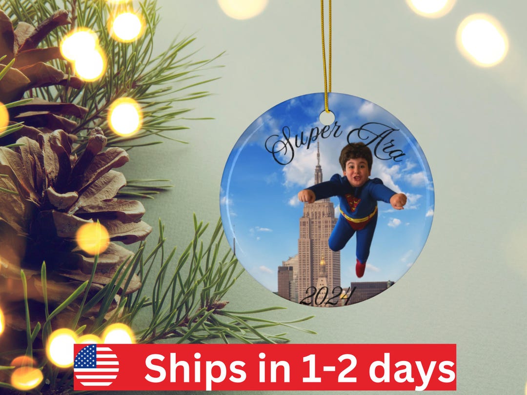 Christmas Photo Ornament Customized, Custom Christmas Ornaments, Family ...