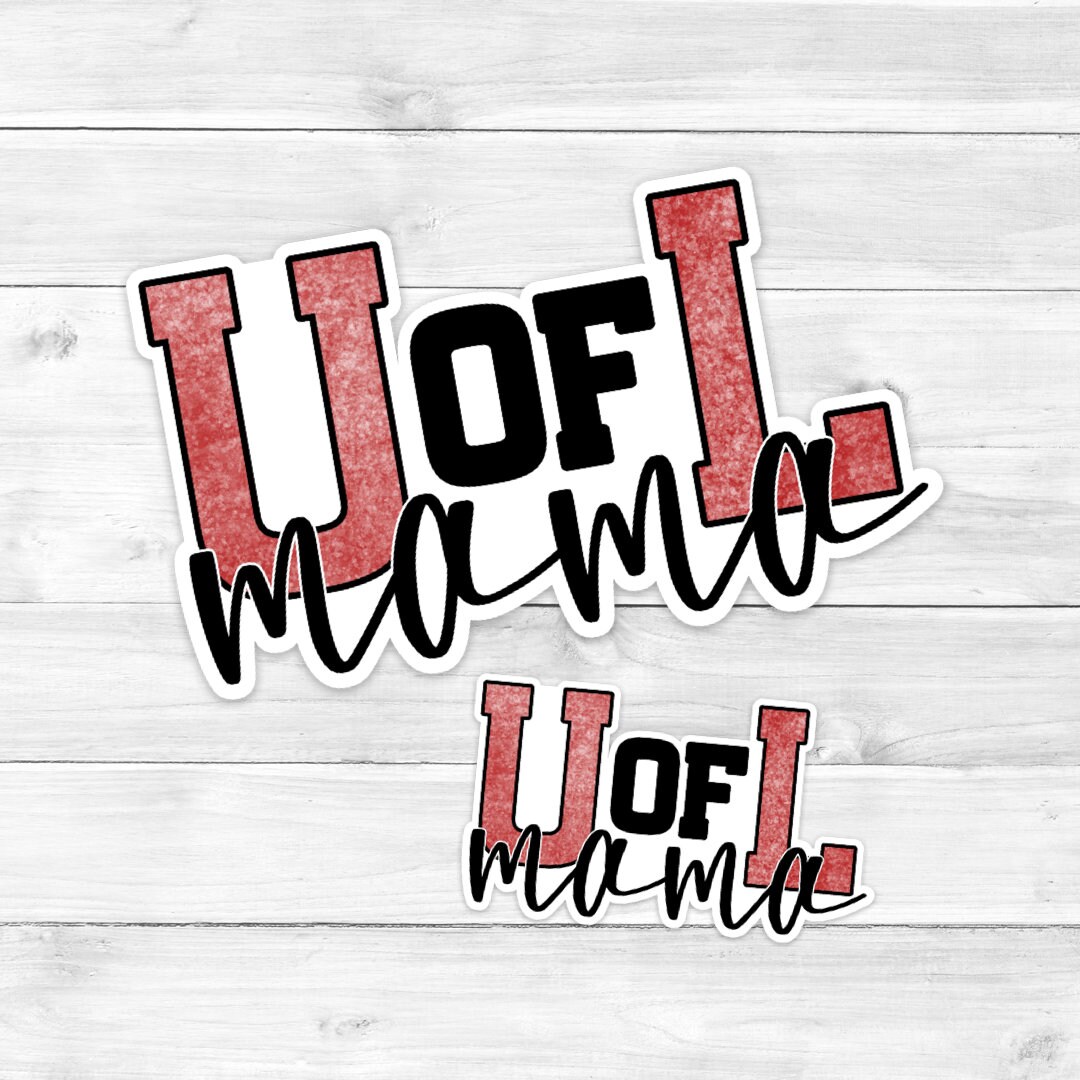 U of L Mama Sticker and Decal, University of Louisville Mom - Etsy