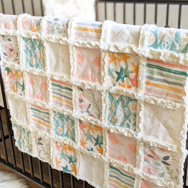 Crib Rag Quilt - Etsy