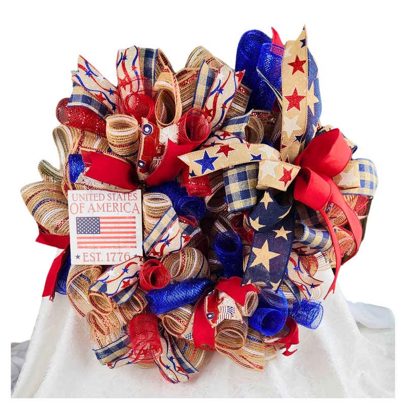 Veterans Day Wreath - Etsy