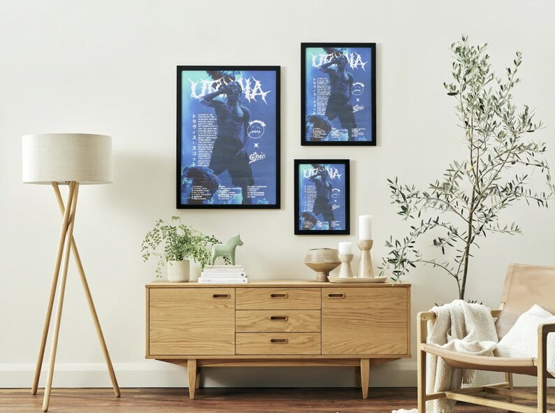 Travis Scott Poster, Travis Scott Wall Art, Music Poster, Spotify ...