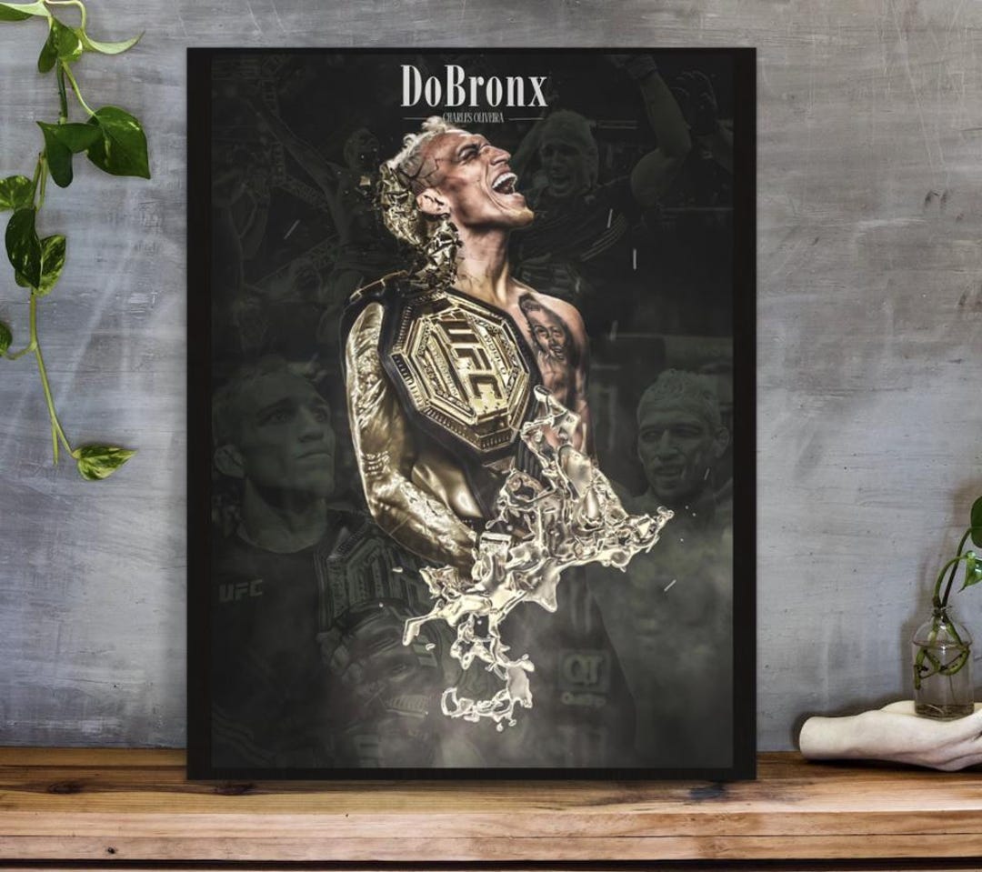 Charles Oliveira Poster, UFC Poster, Brazillian Poster, Fight, UFC ...
