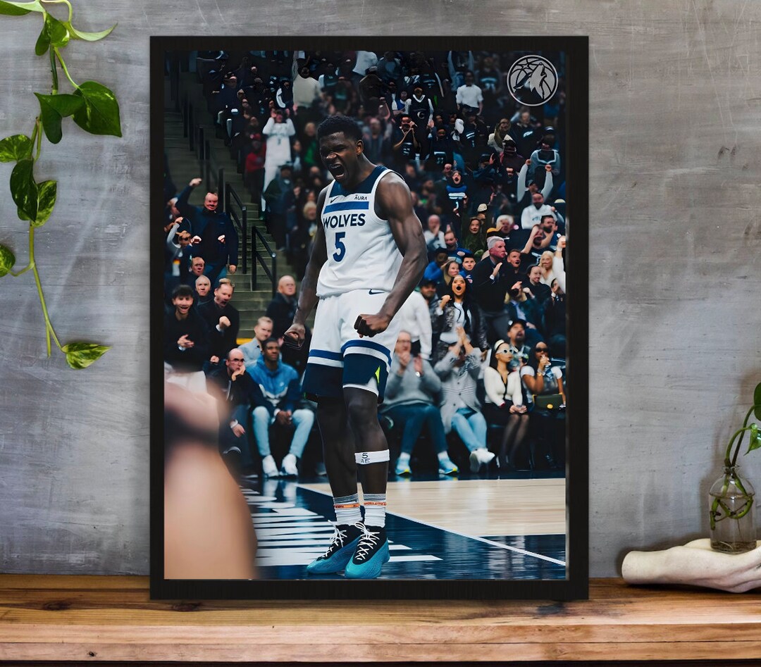 Anthony Edwards Poster Minnesota Timberwolves Poster NBA Poster ...
