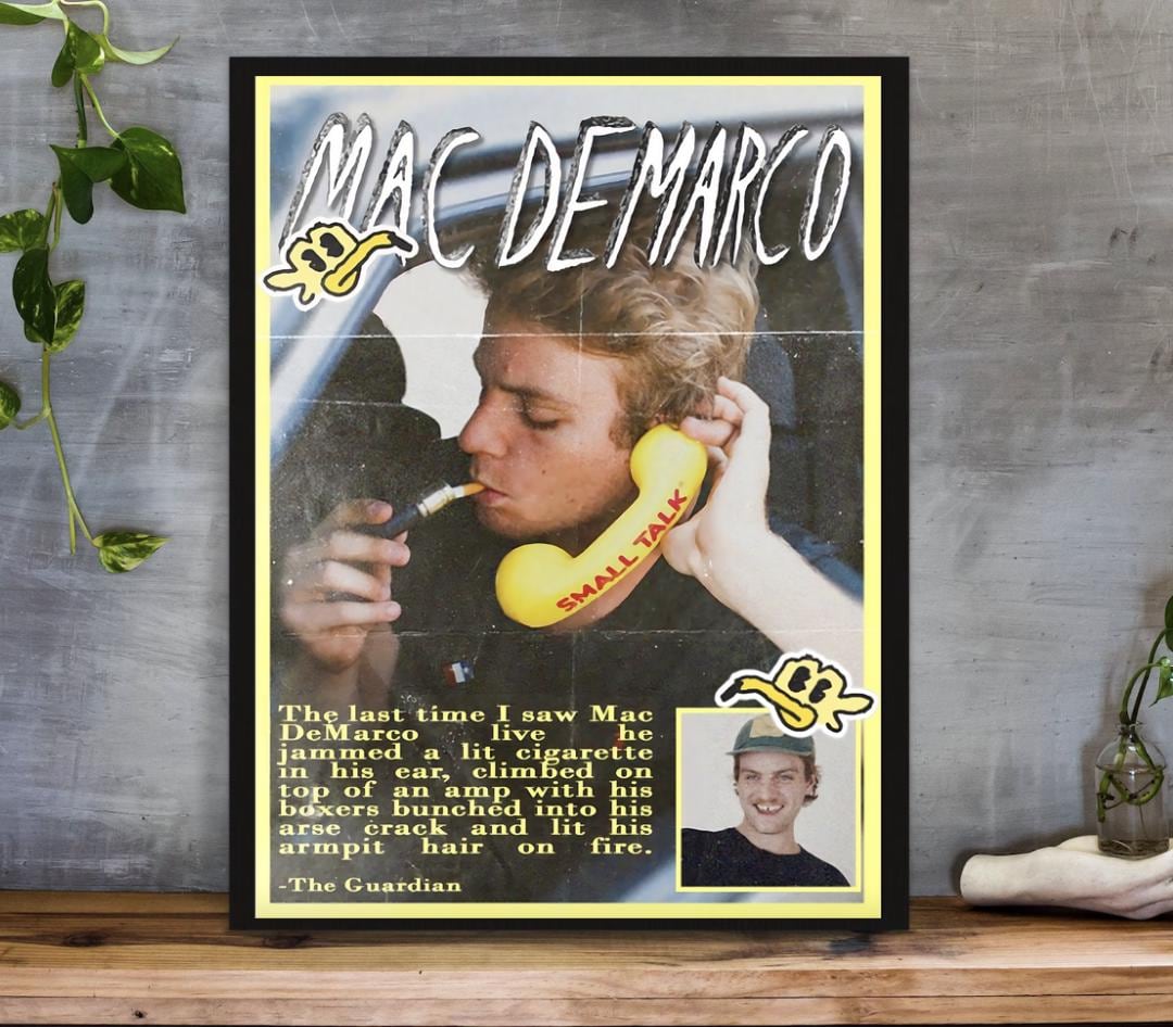 Mac Demarco Poster, Salad Days Poster, Salad Days Poster, Mac Demarco ...