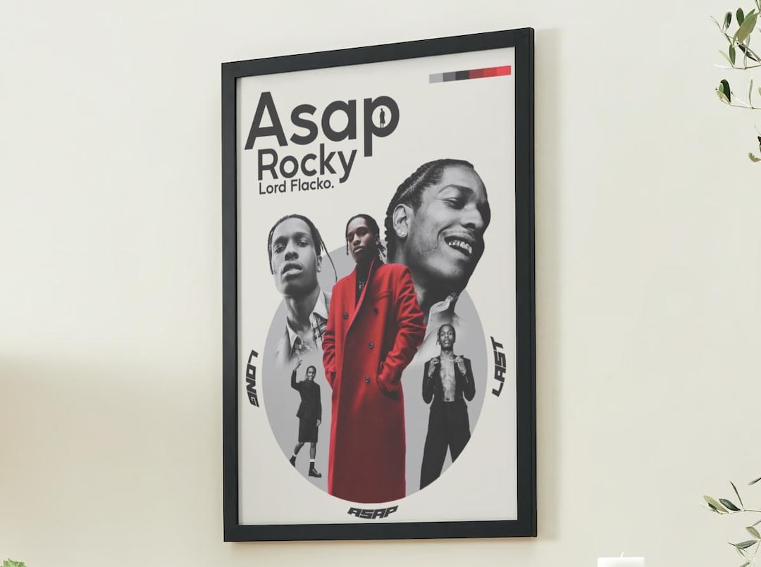 ASAP Rocky Poster,potato Salad Canvas Print, Wall Decor, Music Poster ...