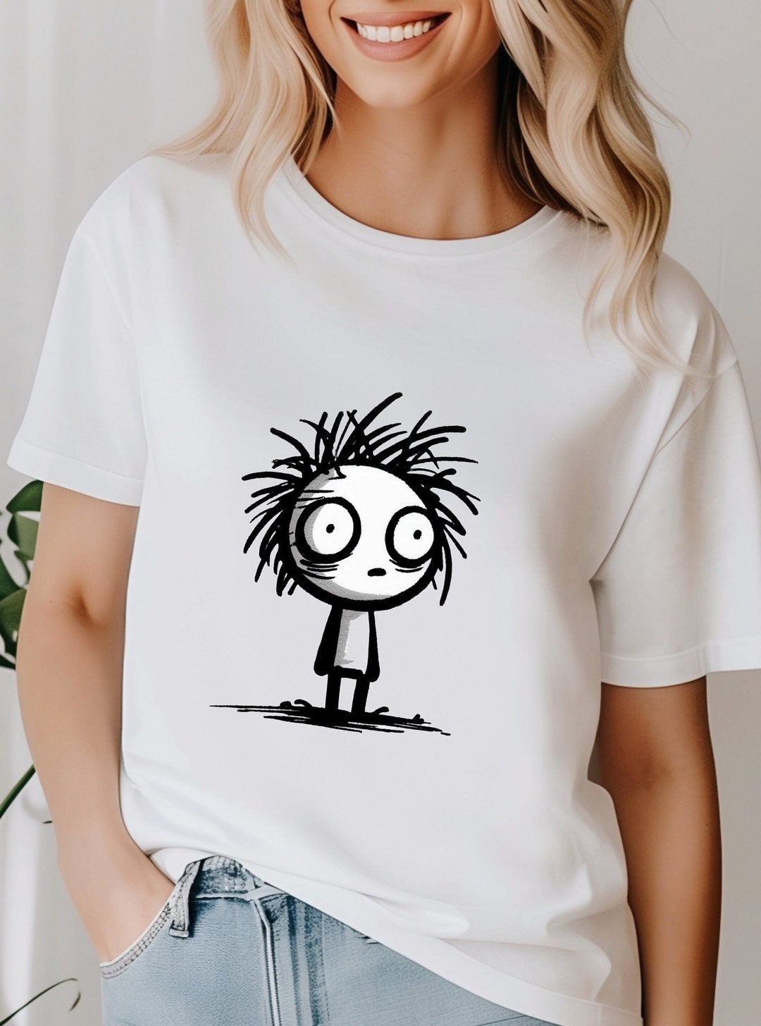 Funny Guy Shirt,doodle Tee, Funny T-shirt, Character Tee, Art Shirt ...