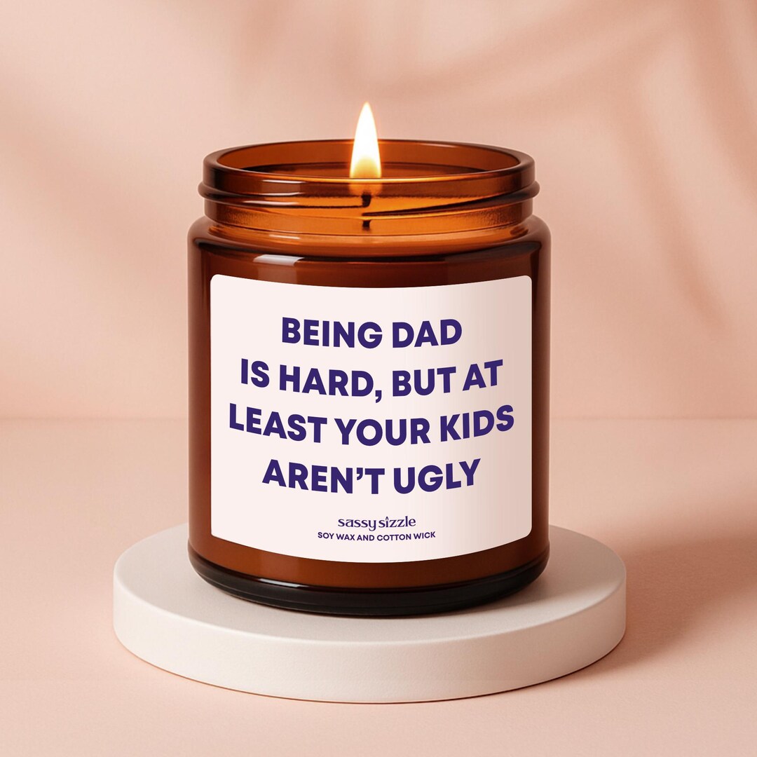 Funny Dad Candle Fathers Day Gift From Daughter Son Gag Gift for Him ...