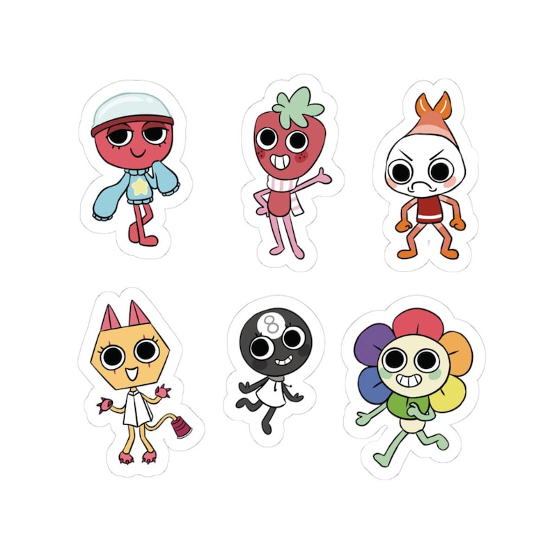 Dandy World Stickers - Etsy