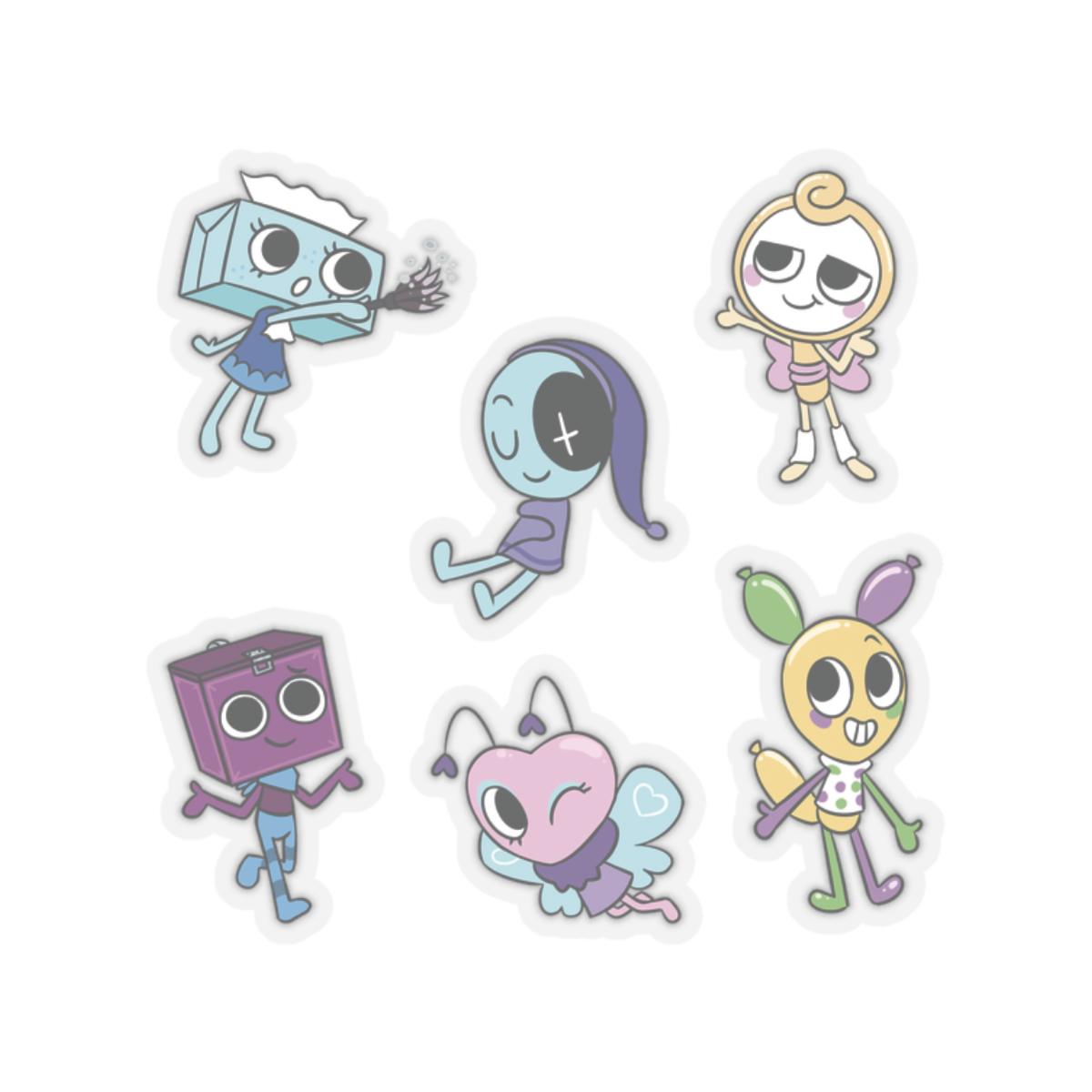 Dandy's World Astro Tisha Glisten Boxten Flutter Looey Toon Sticker ...