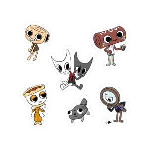 Dandy's World Shelly Teagan Pebble Rodger Cosmo Razzle Dazzle Toon ...